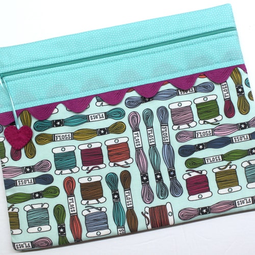 Project Bag Cross Stitch Project Bag Document Organization - Etsy