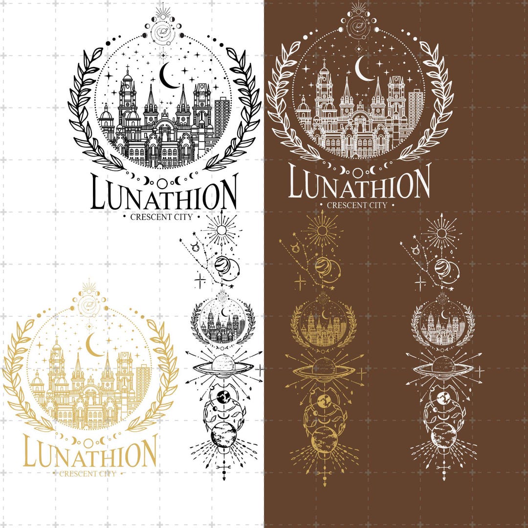 Crescent City Lunathion PNG, Bryce Tattoo Shirt Designs, Bryce Quinlan ...