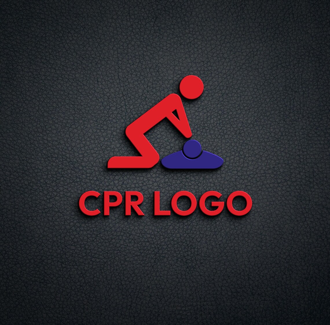 CPR Heart Logo Template: Editable First Aid Brand Identity (digital ...