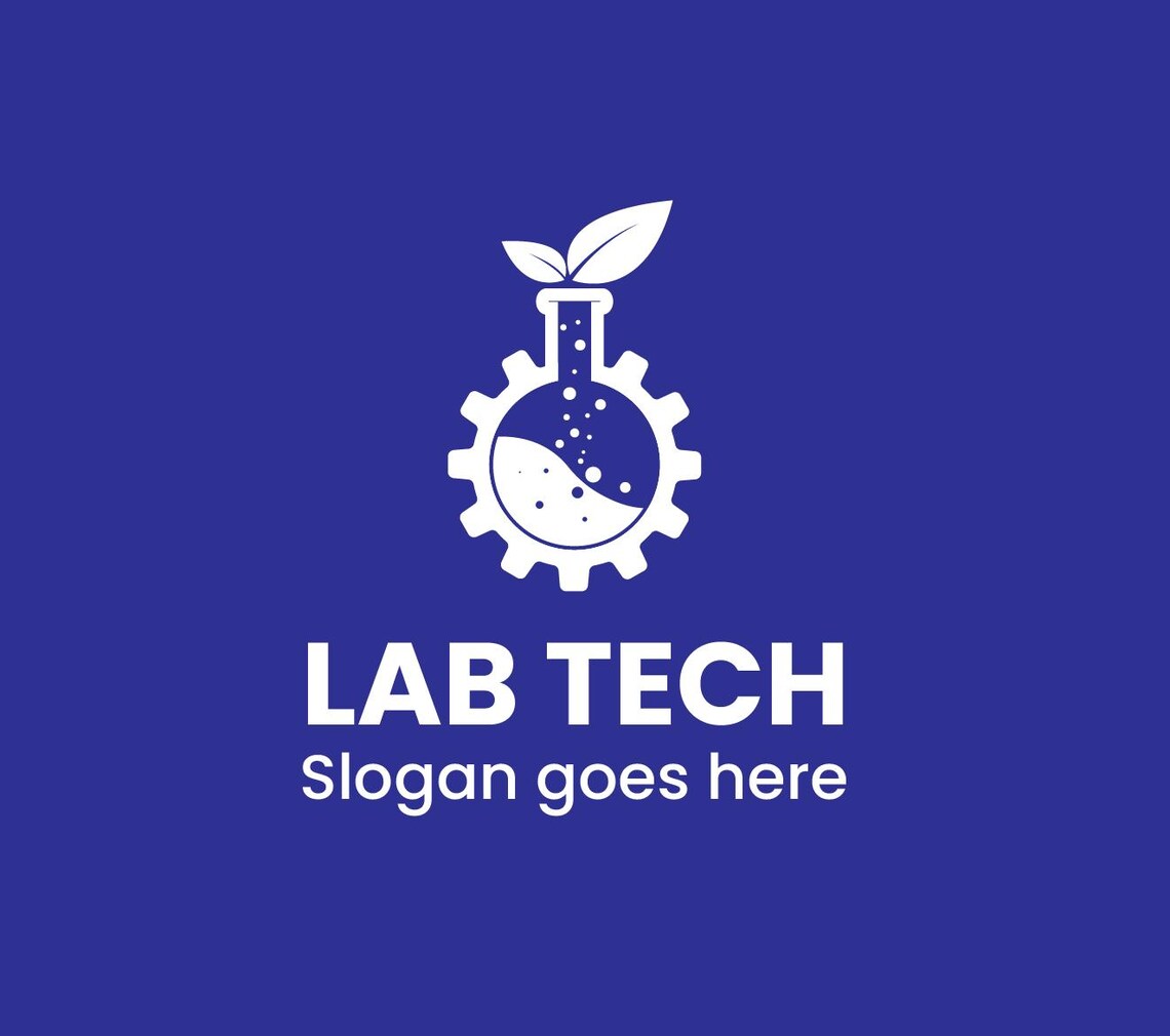 Lab Logo | Science & Tech Logo Design | Digital Download - Etsy
