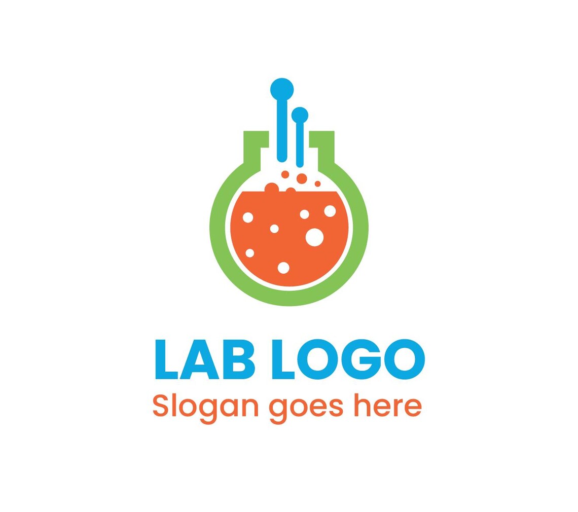 Lab Logo | Science & Tech Logo Design | Digital Download - Etsy
