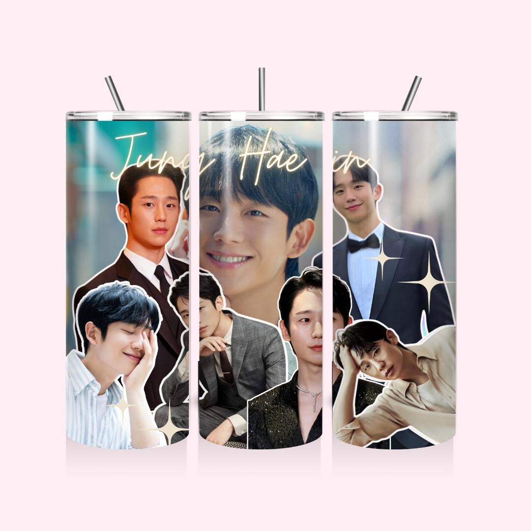 Jung Hae-in 20oz Tumbler Wrap PNG, Korean Actor Sublimation Design, K ...