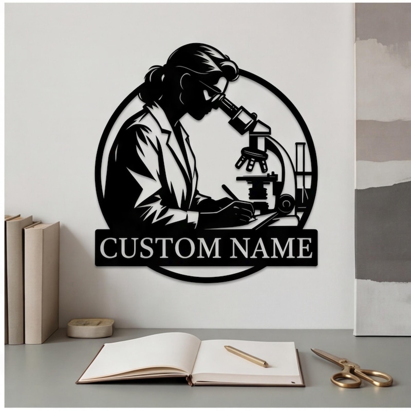 Scientist Metal - Etsy