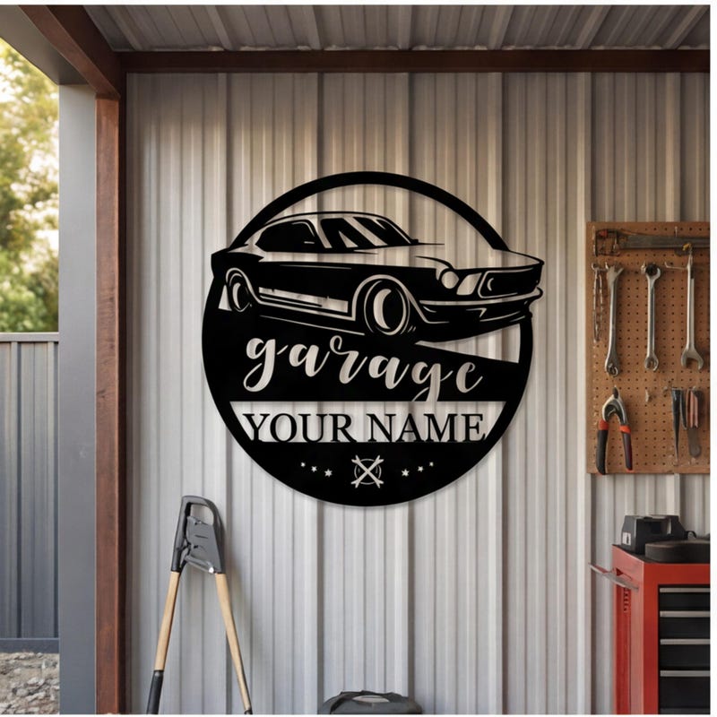 Metal Sign Muscle Car - Etsy