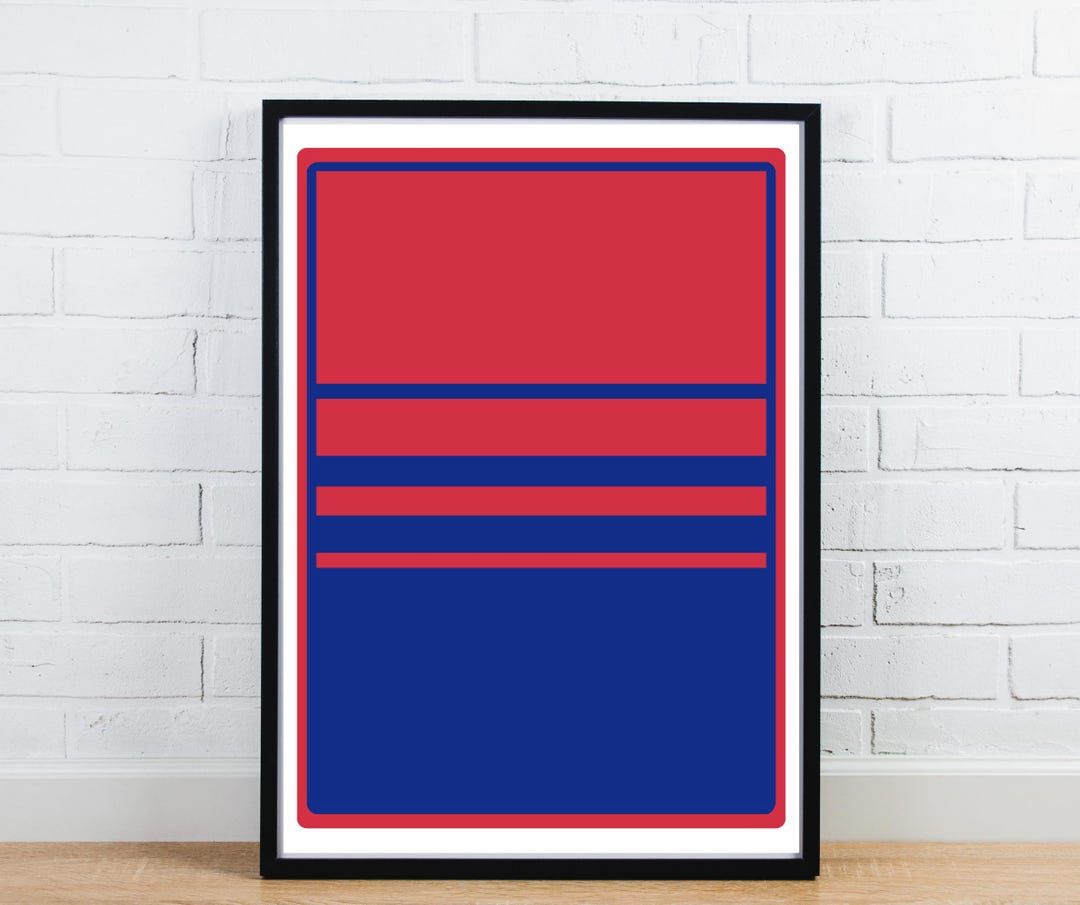 Newcastle Knights Heritage Jersey Design - NRL Poster | Wall Art ...
