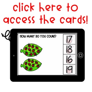 Math Numbers 0-20 Digital Task Cards - Etsy