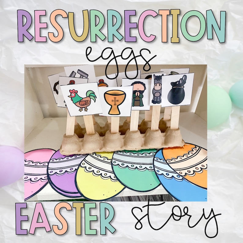 Resurrection Eggs Easter Activity - Catholic- Christian - Etsy