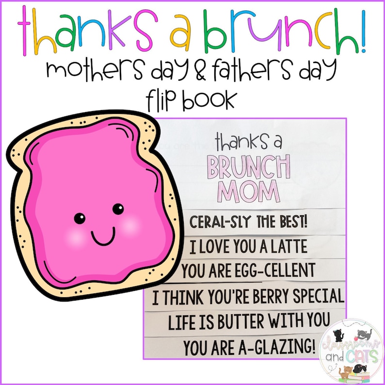 Mothers Day and Fathers Day Flip Book - Etsy