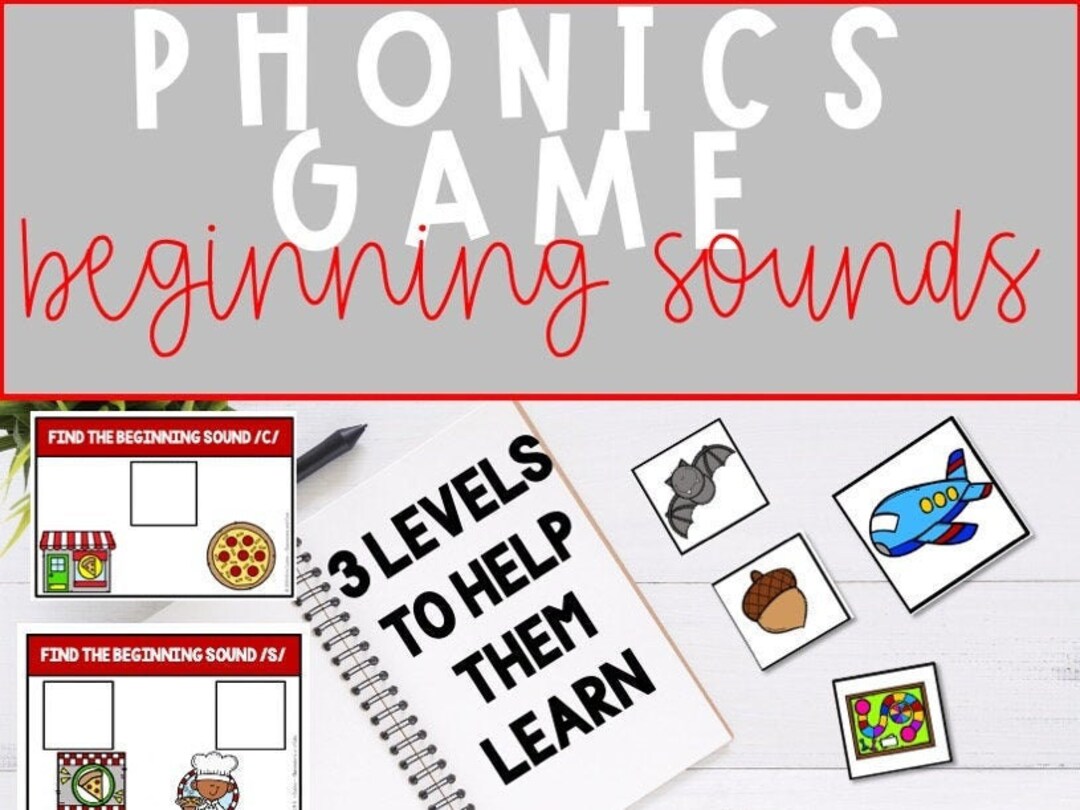 Beginning Sounds Phonics Game - Etsy