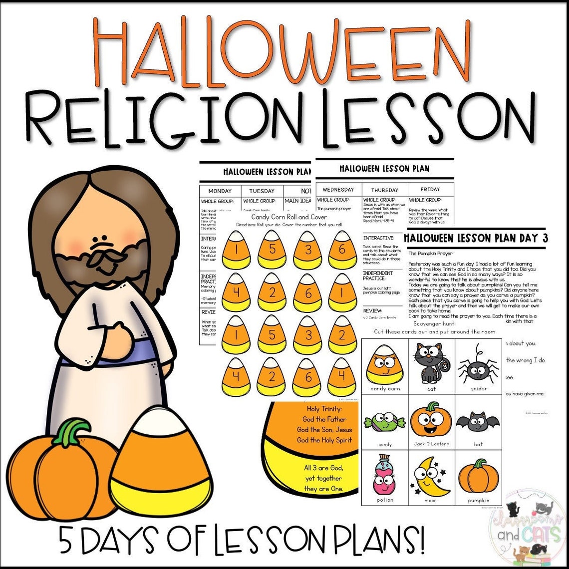 October Halloween Lesson Plan Pre-k Religion - Etsy
