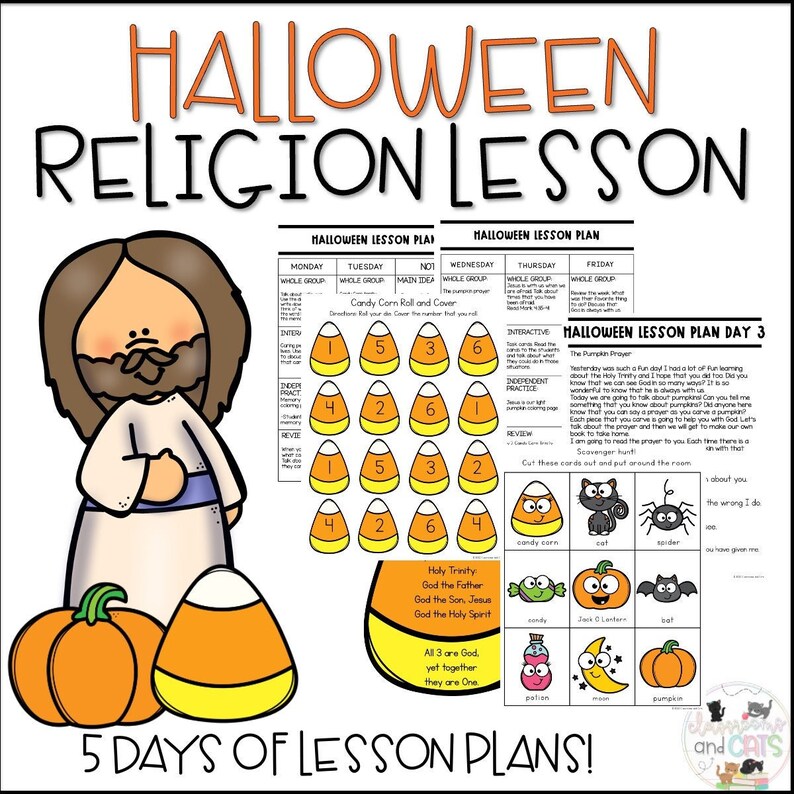 October Halloween Lesson Plan Pre-k Religion - Etsy