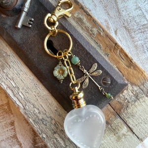 Keychain Dragonfly Perfume Bottle Keychain - Etsy