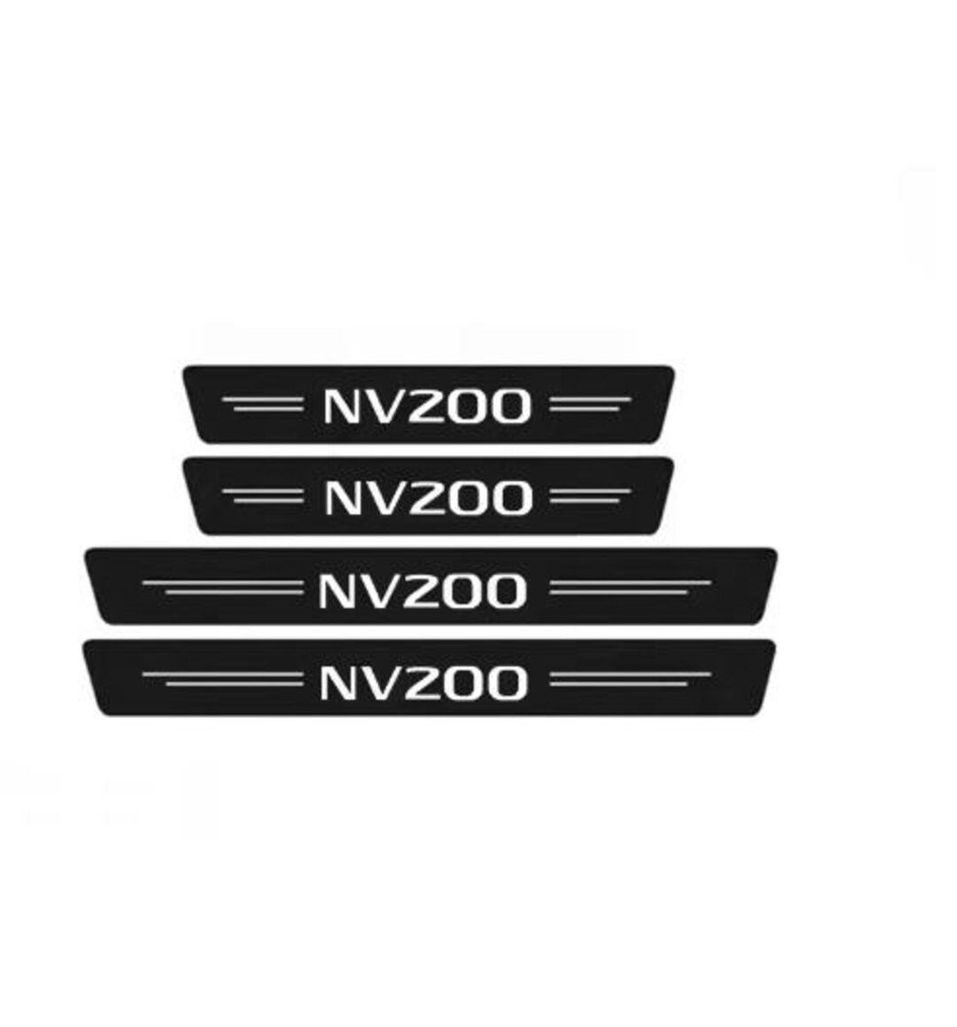 Carbon Fiber Car Door Sill Threshold Anti Protective Stickers Decals ...