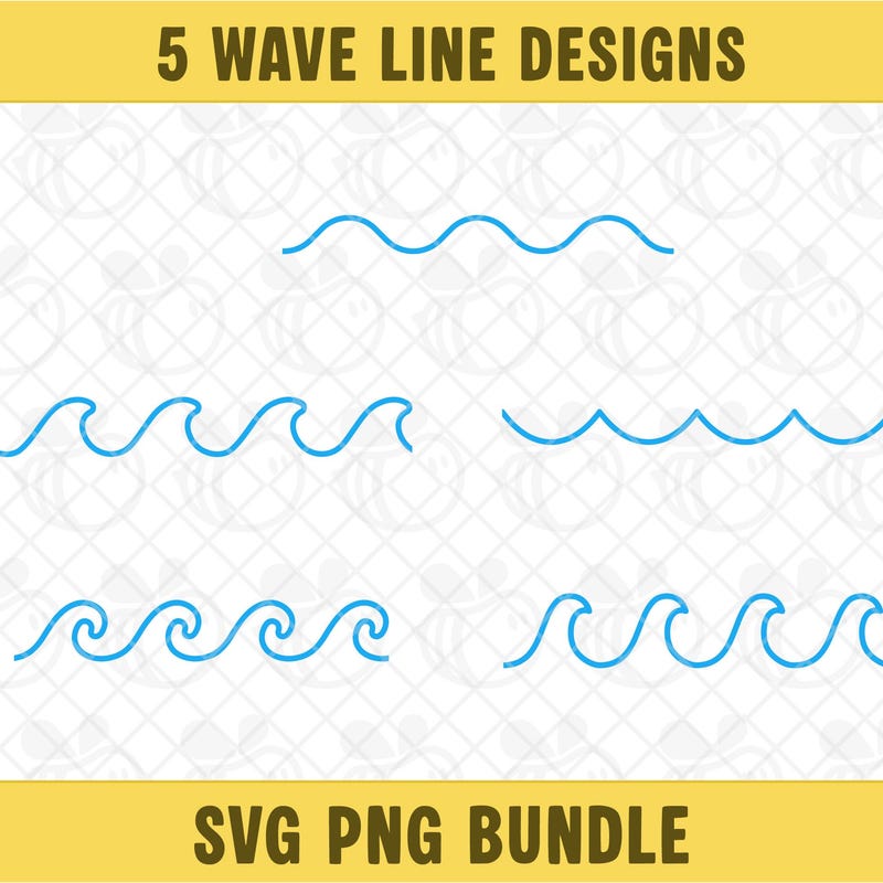 Wave Line Drawing - Etsy