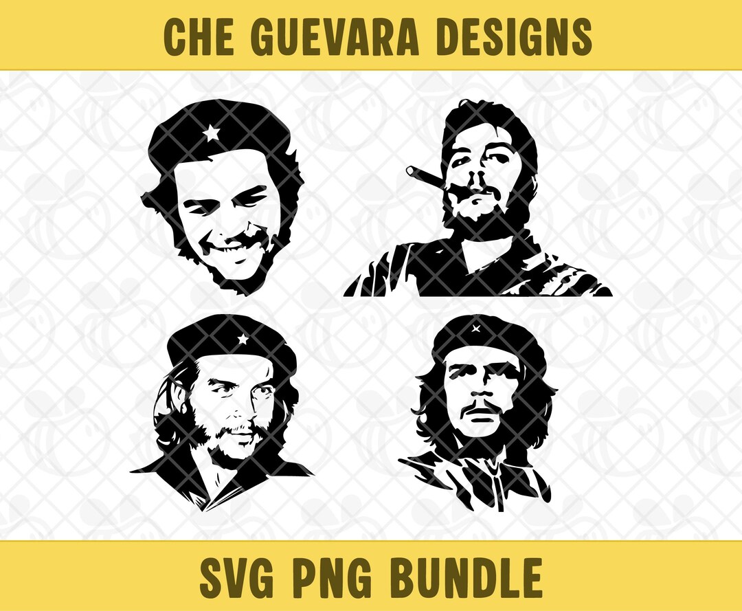 Che Guevara SVG PNG Bundle, Che Guevara Clipart, Che Vector, Digital ...