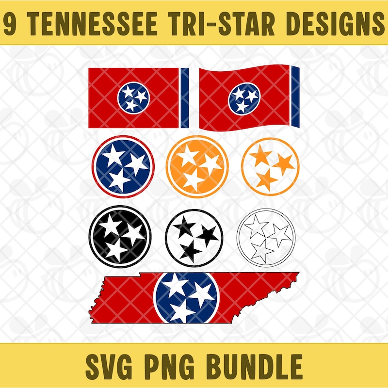 Tennessee Tristar Svg - Etsy