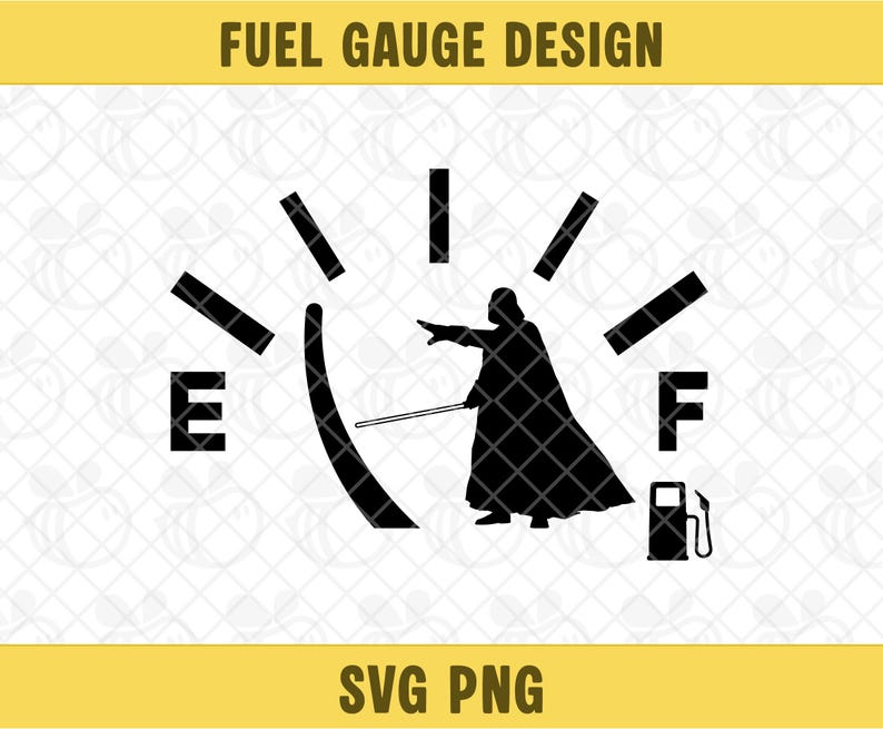 Fuel Gauge SVG PNG, Gas Gauge Clipart, Gas Cap Design Vector, Digital ...