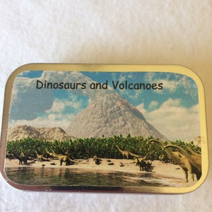 Toy Dinosaurs and Volcanoes Altoid Tin Play Set Toy - Etsy