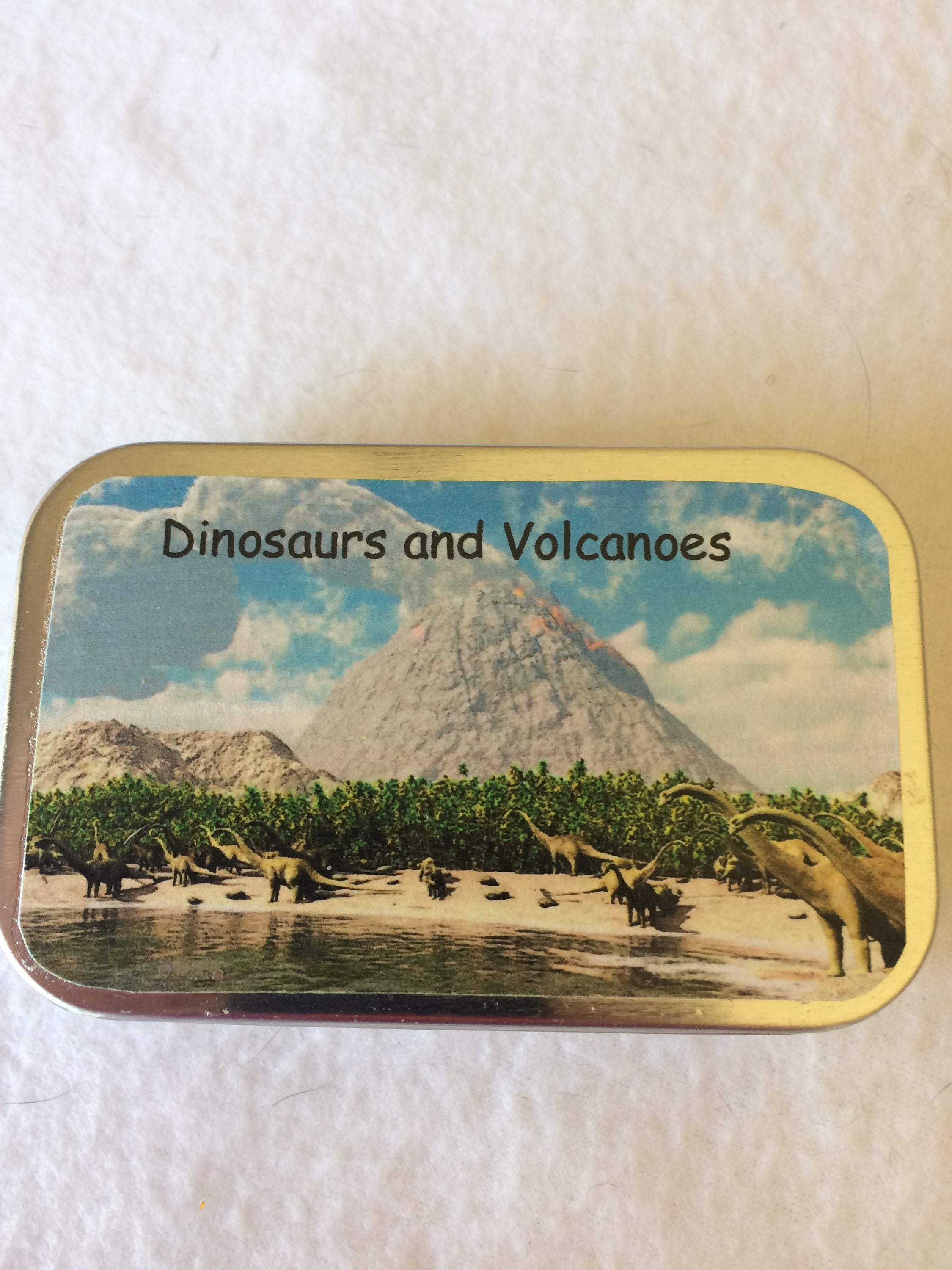 Toy Dinosaurs and Volcanoes Altoid Tin Play Set Toy - Etsy
