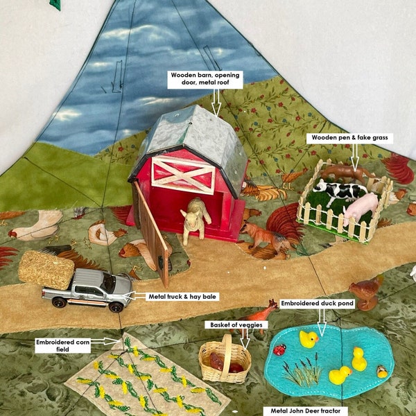 Farm Play Mat - Etsy