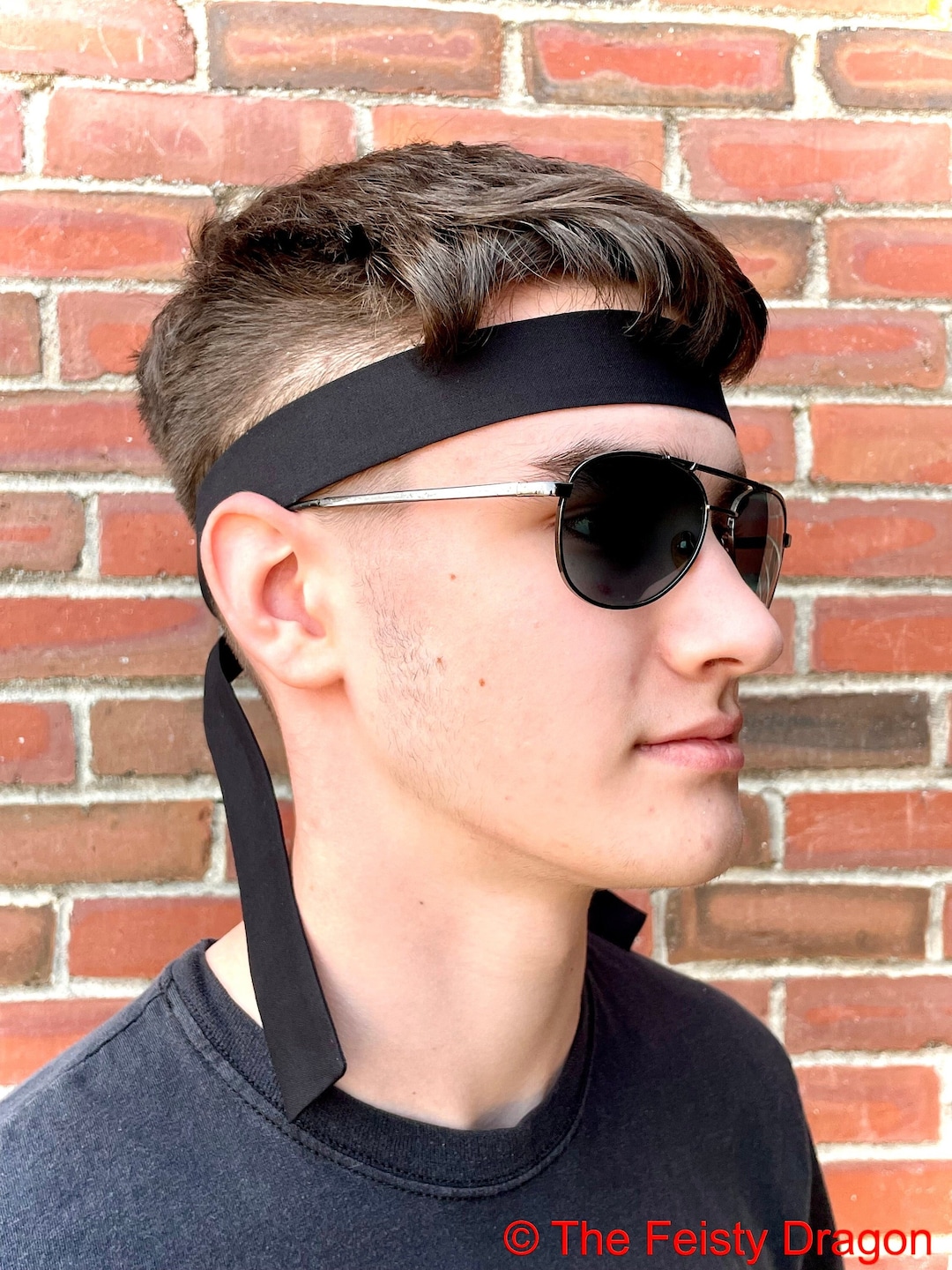 Karate Kid Headband. Johnny’s Black Headband. Johnny Lawrence Costume ...