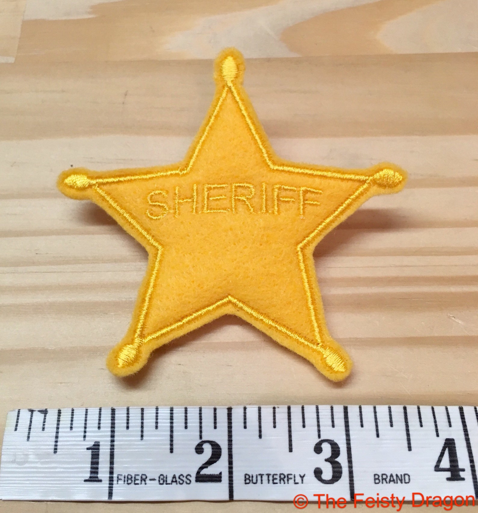 Felt Sheriff Star Badge: Handmade Woody Costume Accessory - Etsy