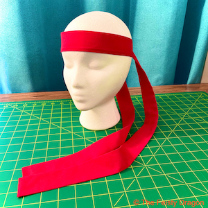 Red Cotton Headband: Long Ryu, Rambo Style Cosplay Headband - Etsy