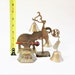 Vintage Brass Prayer RITUAL BELLS Chimes ALTAR Bells Elephant Cranes ...
