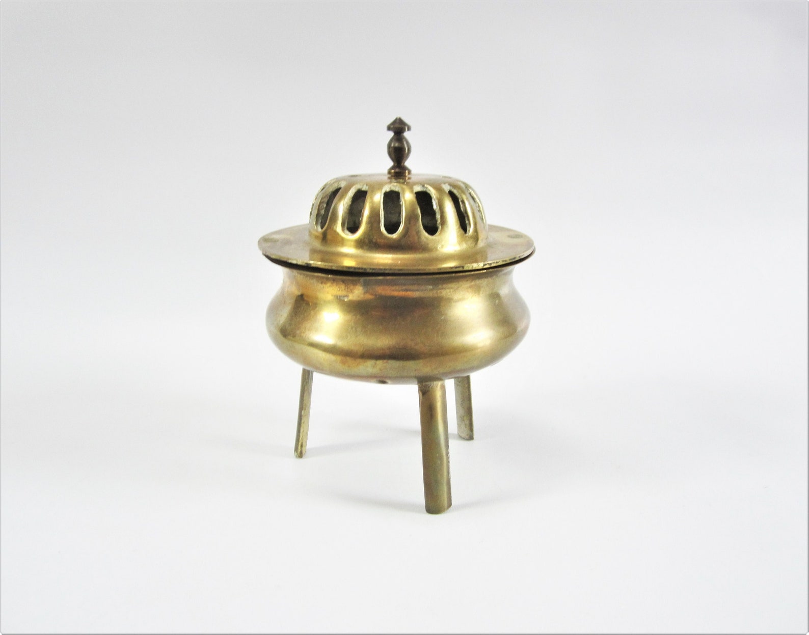 Vintage Temple Shrine KORO Incense Burner Japanese Tea Ceremony MINI ...