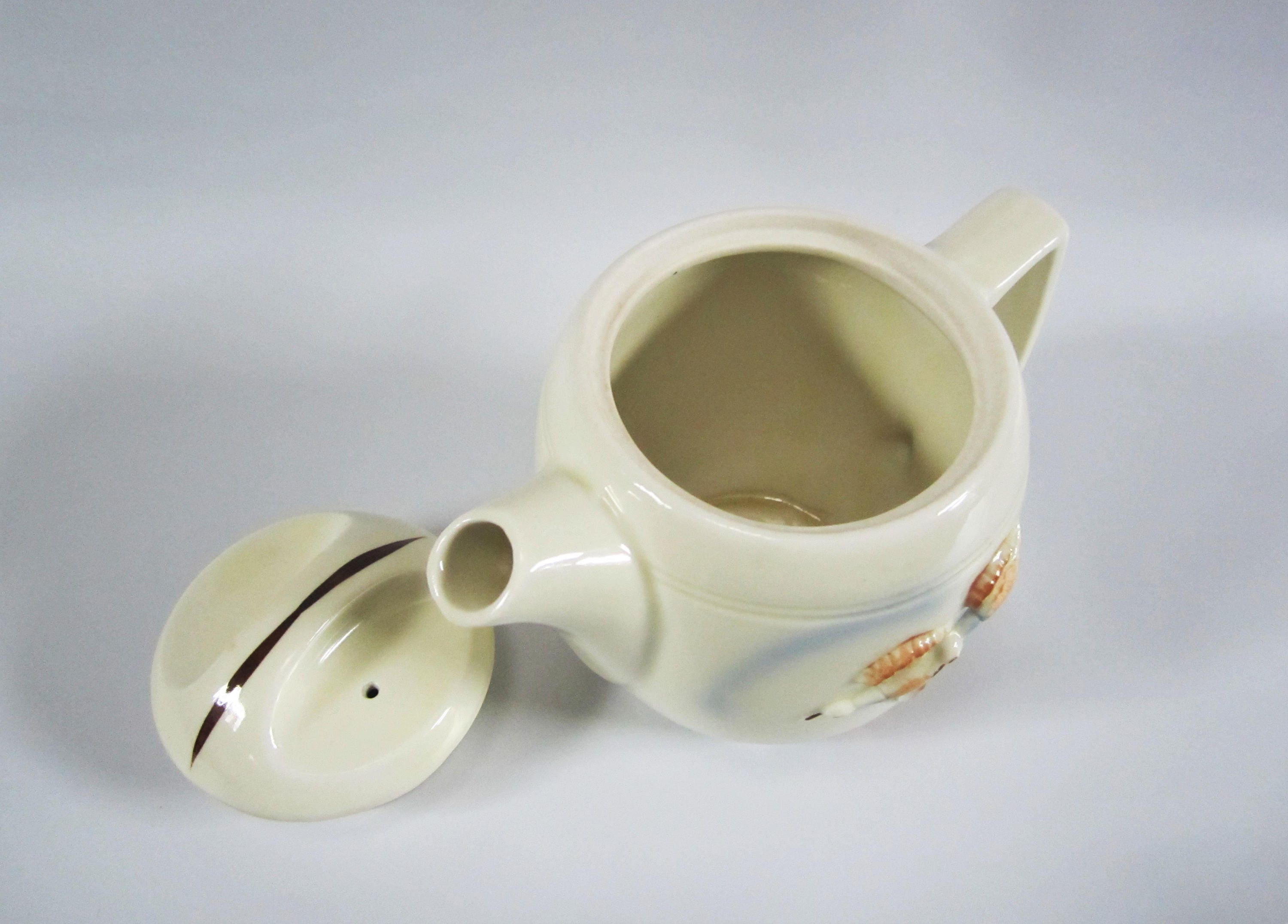 Vintage Porcelier Teapot LAKE COTTAGE Mini Teapot 1950s - Etsy