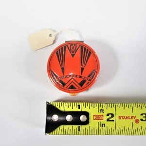 Antique Princess Pat Makeup Container Pill Box Metal ART DECO Snuff Box ...