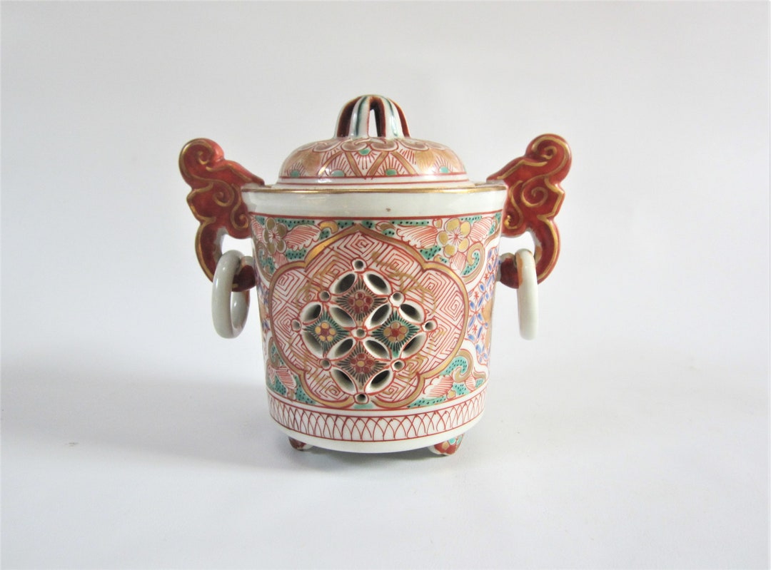Antique KORO Incense Burner Japanese Altar Shrine IMARI Censer - Etsy