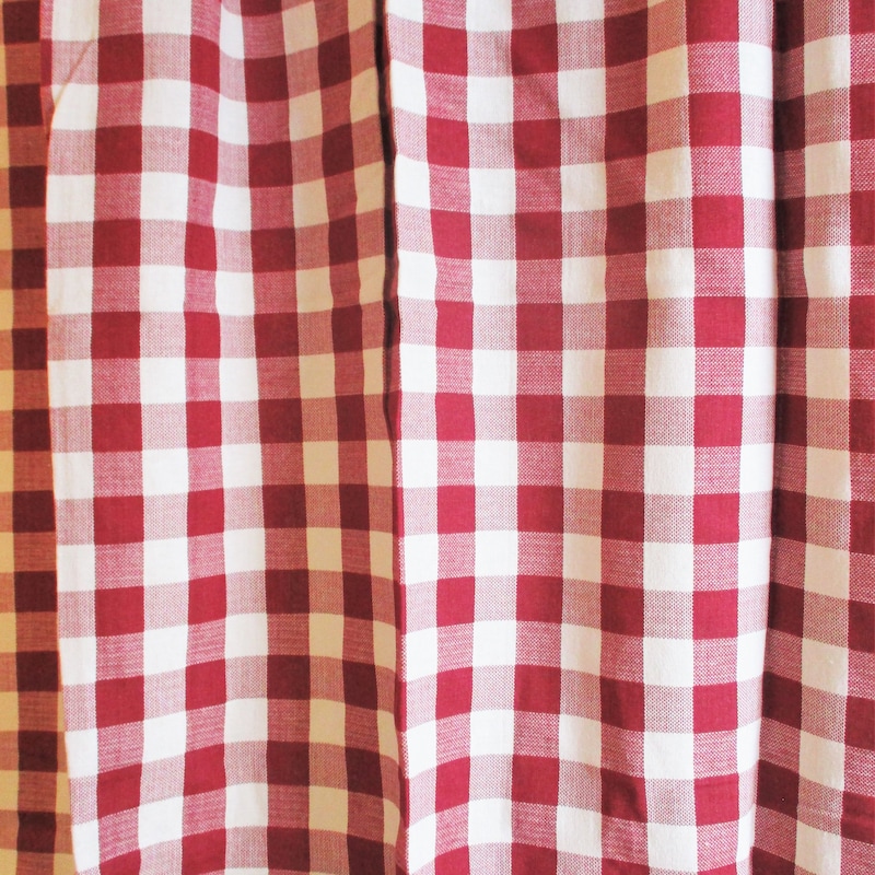 Gingham Curtains - Etsy