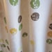 Vintage Curtain Panels ATOMIC DOTS and Deco 1950s 50" X 36" - Etsy