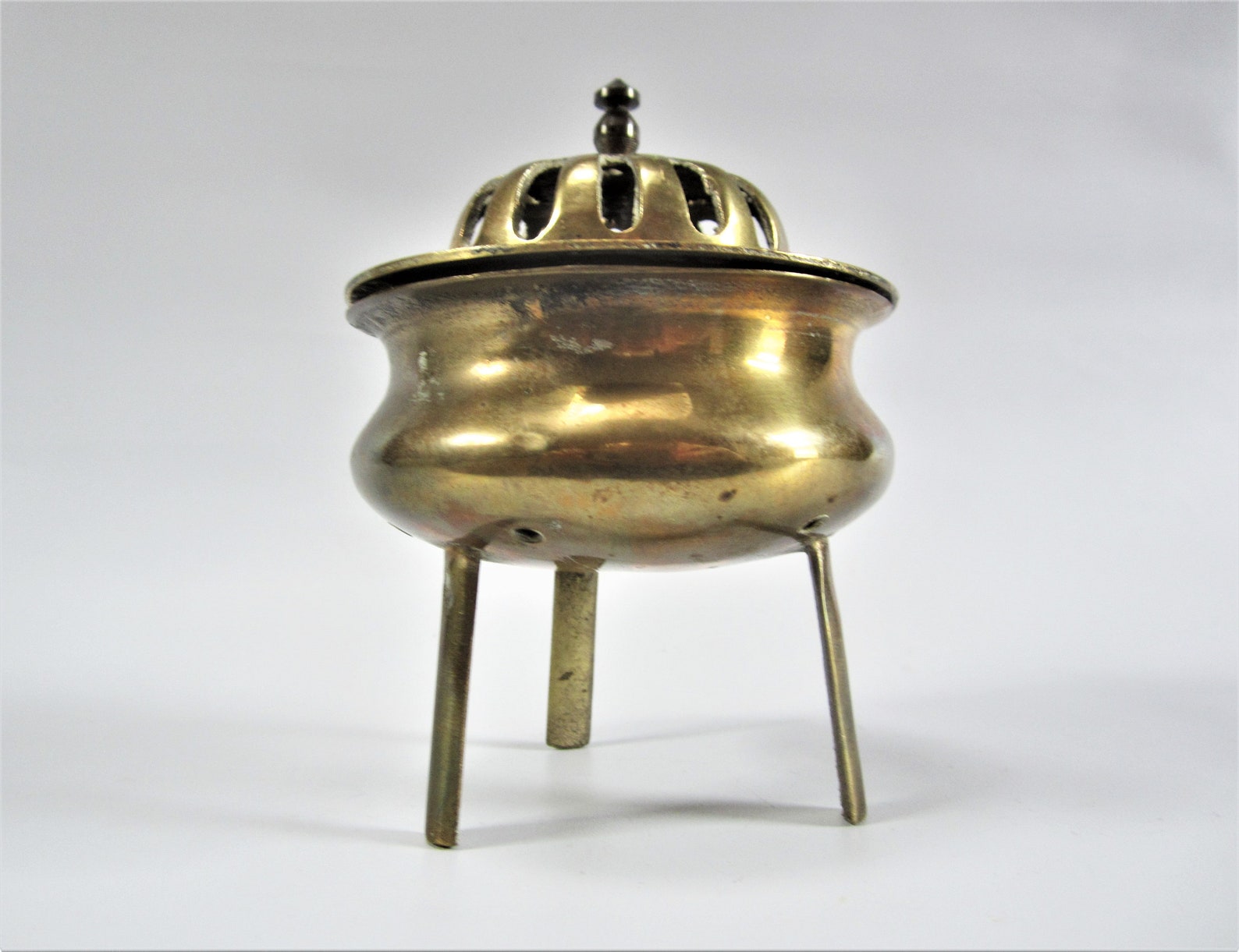 Vintage Temple Shrine KORO Incense Burner Japanese Tea Ceremony MINI ...