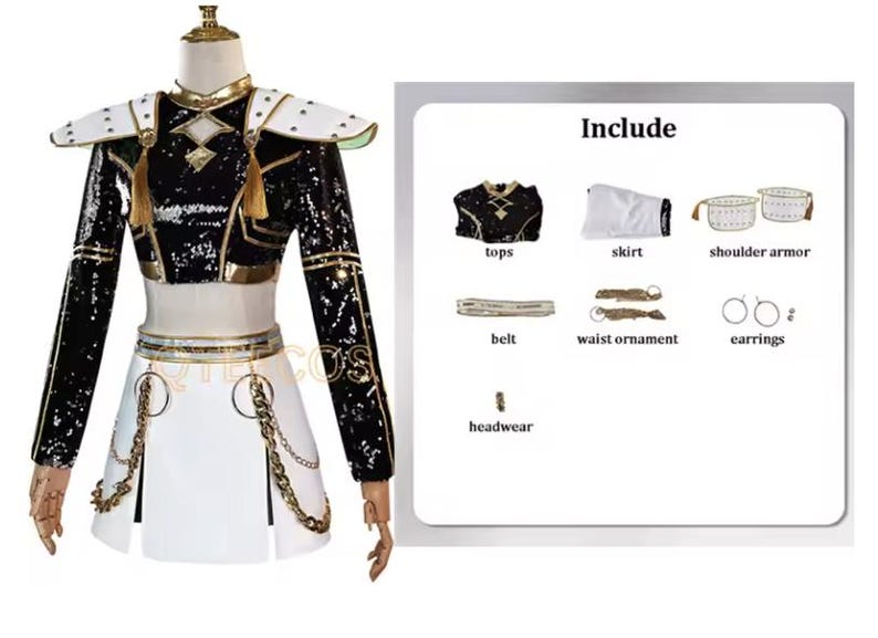 Kpop Demon Hunter Inspired Cosplay Costumes & Wigs | Rumi, Zoey, Mira ...