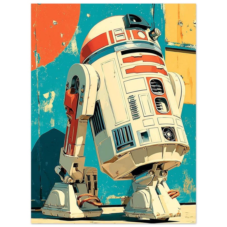 Star Wars R2-D2 Astromech Pop Art Poster [propaganda Series] - Premium ...