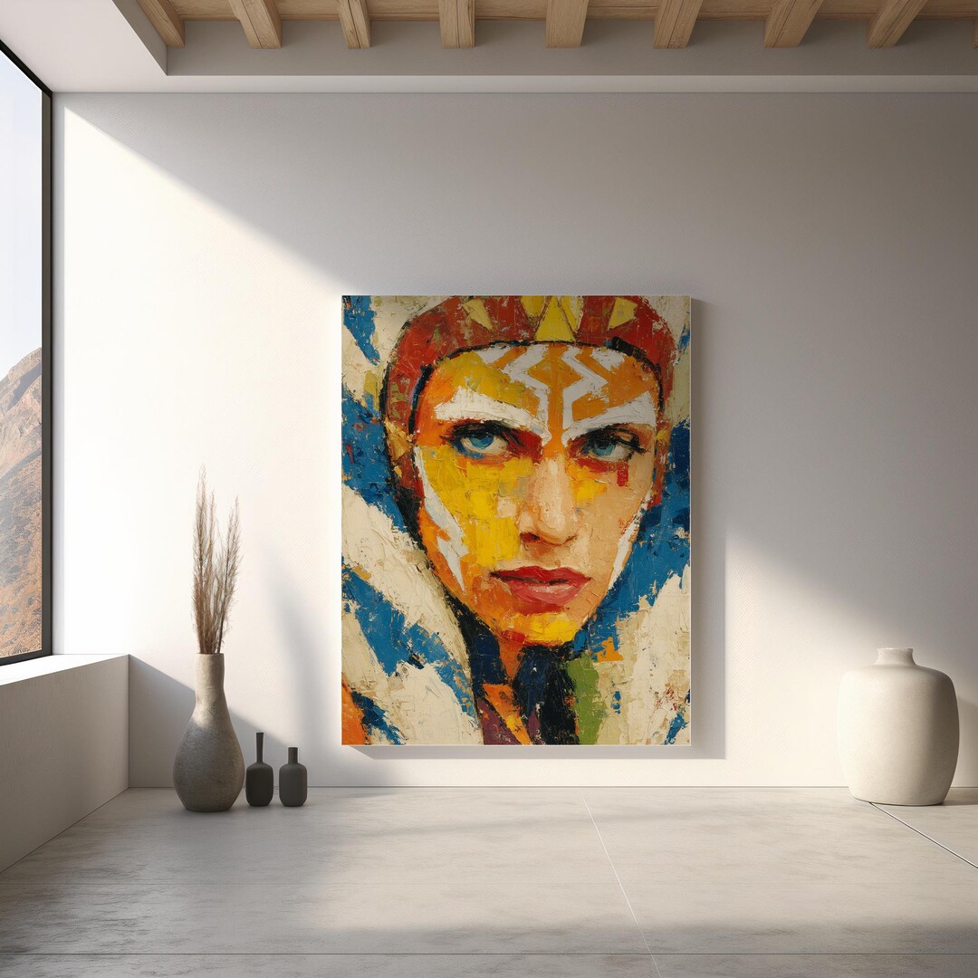 Star Wars Ahsoka Tano V1 Abstract Poster [impressionism Series ...