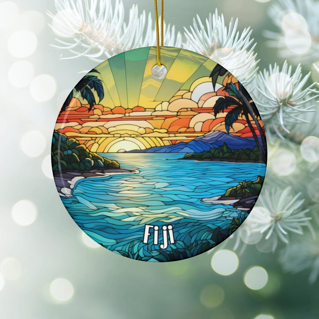 Fiji Ornament, Family Trip Christmas Ornament, Keepsake Ornament ...