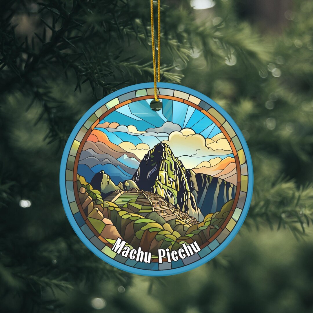 Machu Picchu, Family Trip Christmas Ornament, Keepsake Ornament, Unique ...