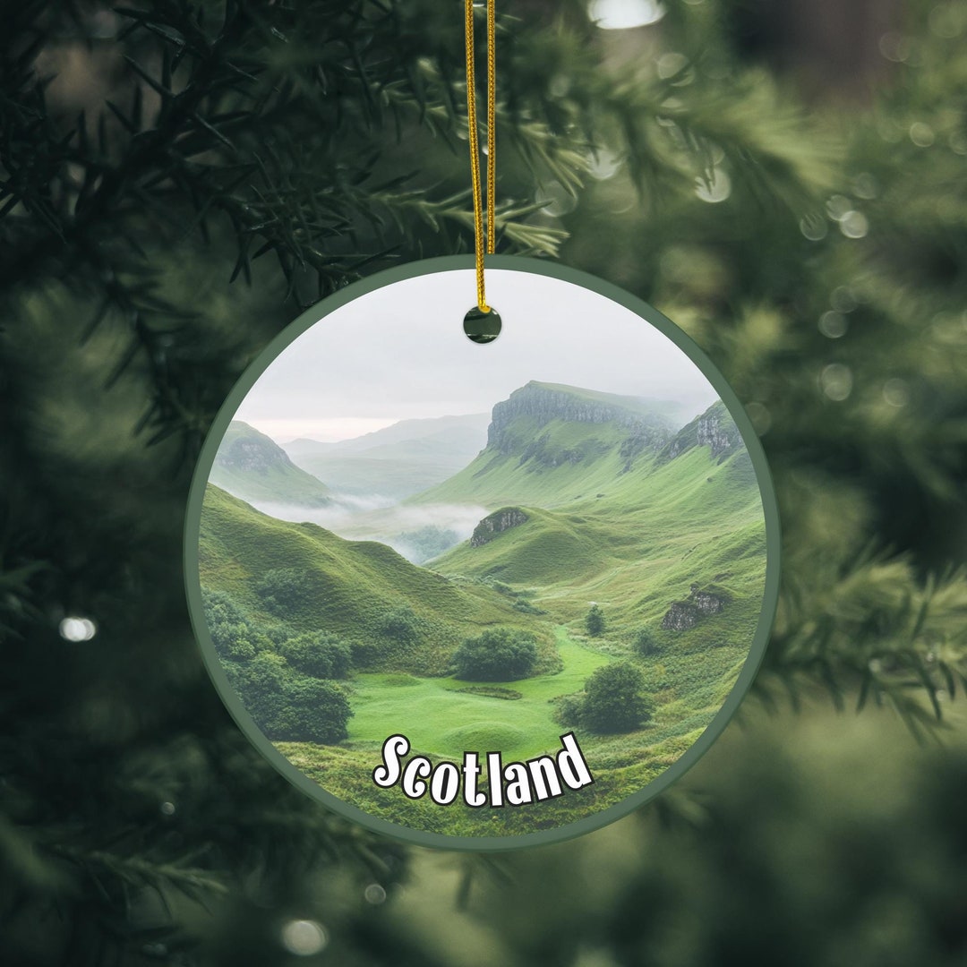 Scotland Ornament, Family Trip Christmas Ornament, Keepsake Ornament ...