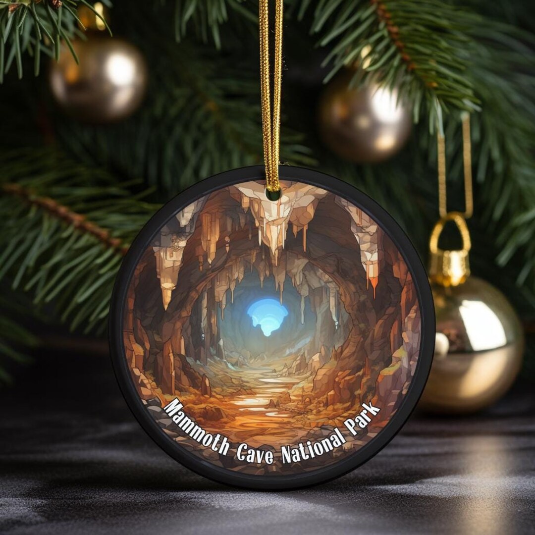 Mammoth Cave National Park USA, National Parks Christmas Ornament ...