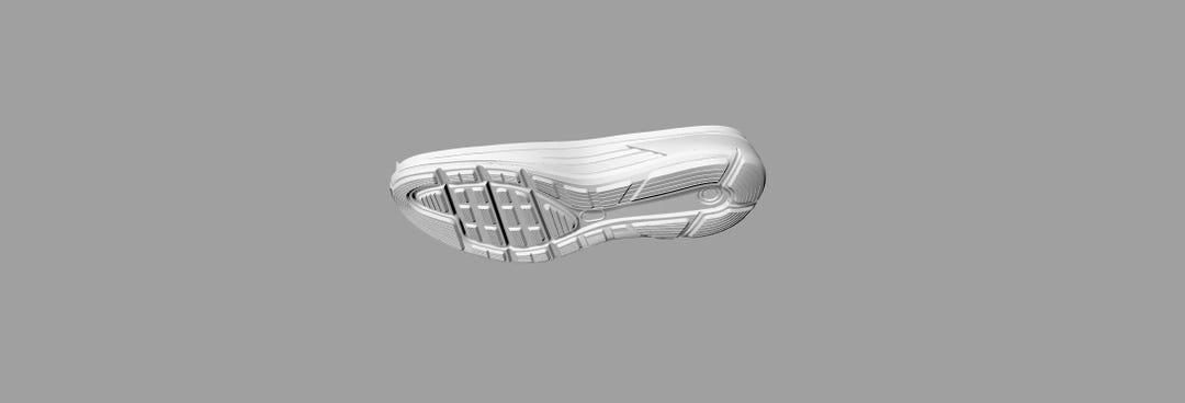 3D Shoe Sole STL File | Digital Download | Sneaker Outsole Design for ...