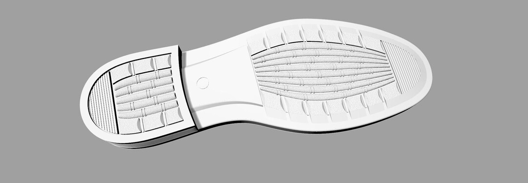 3D Shoe Sole STL File | Digital Download | Sneaker Outsole Design for ...