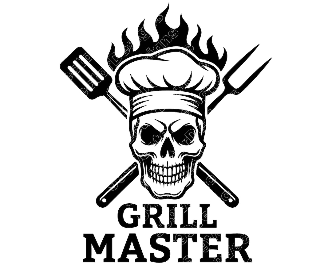 Grill Master Vector Illustration, Svg, Png, Jpg, Art, Clipart ...