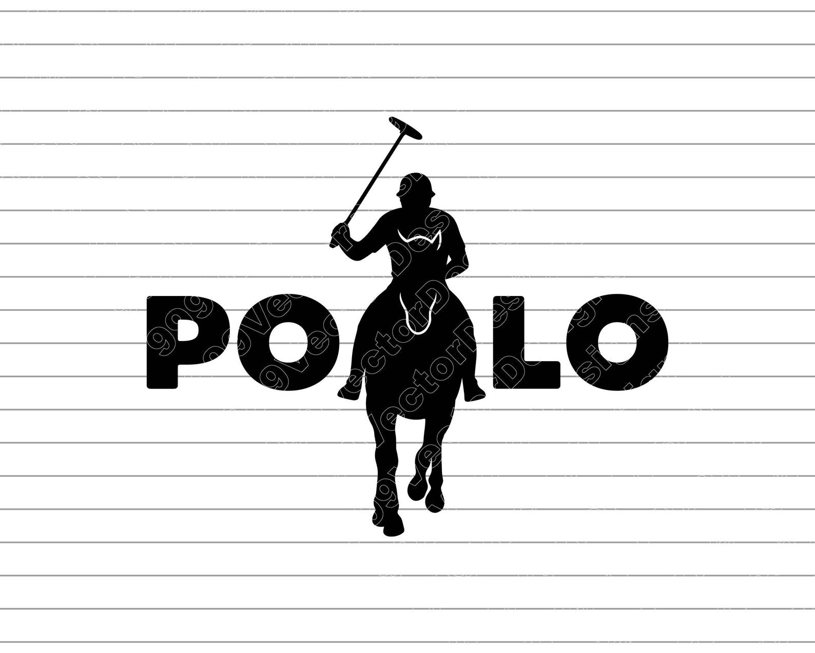Polo Player Vector Art: Horse Polo SVG, PNG, JPG - Etsy
