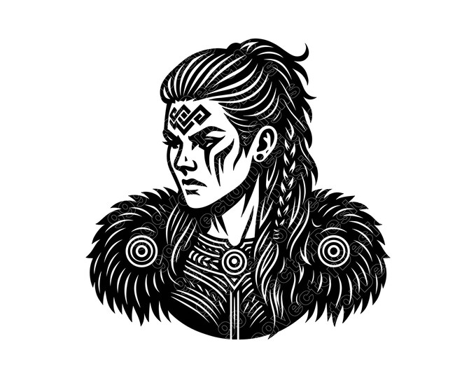 Valkyrie Clipart Vector Graphic Svg Png Jpg Eps T-shirt Design Sticker ...