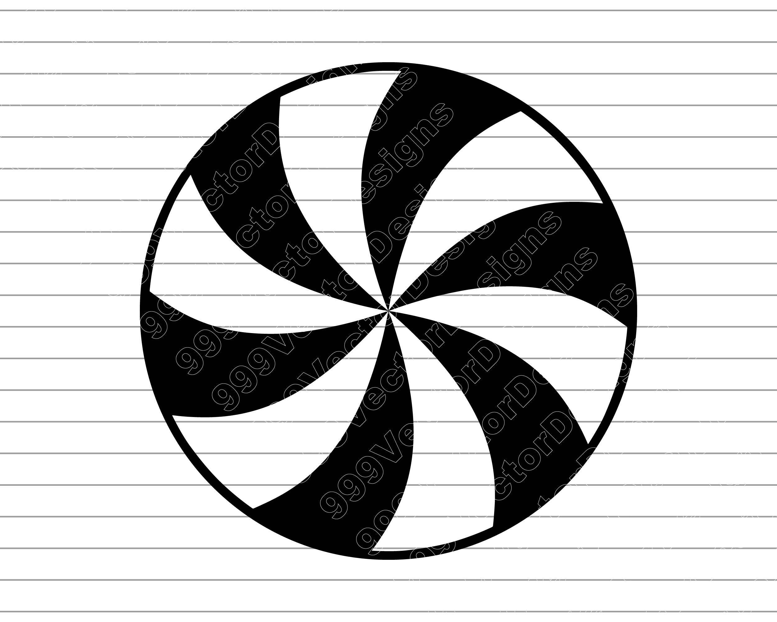 Peppermint Candy Vector Illustration, SVG, PNG, JPG, Peppermint ...