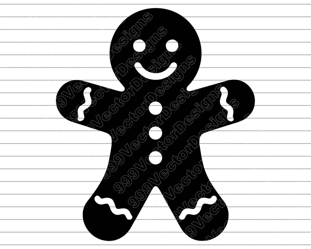 Gingerbread Vector Illustration, SVG, PNG, JPG, Gingerbread Svg ...