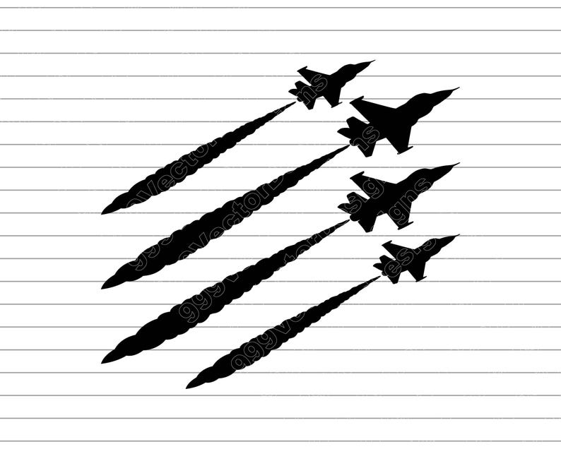 Jet Fighters Vector Illustration, SVG, PNG, JPG, Jet Fighters, Jet ...